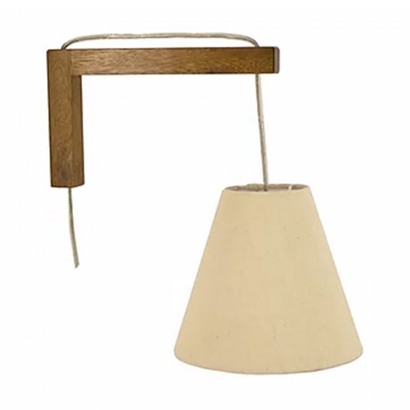 Luminária Arandela Luna Madeira | Design assinado por Marilena ...